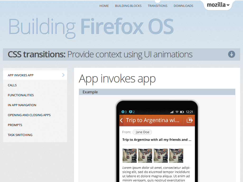 Desarrollo de aplicaciones en Firefox OS